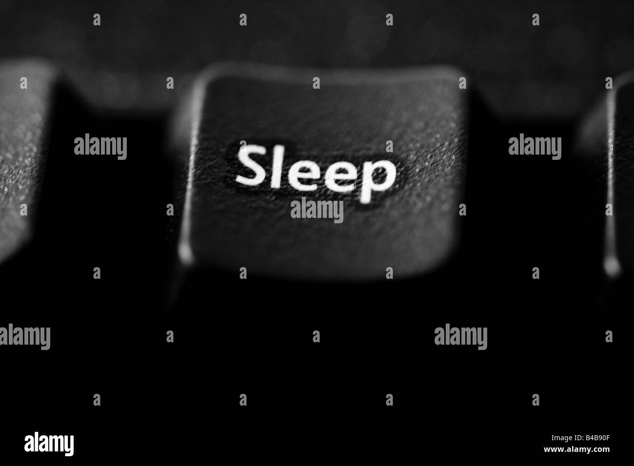 Black Keyboard Key Stock Photo - Alamy