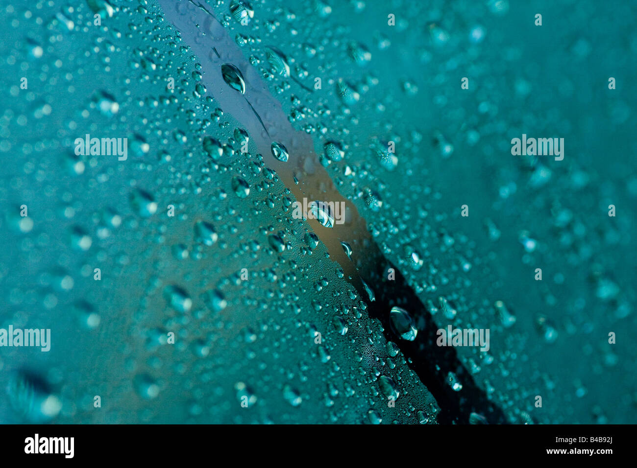 Window with water droplets Stock Photo - Alamy
