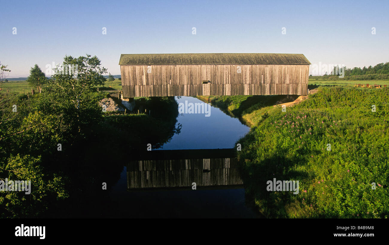 One of the many covered bridges that dot the landscape of Eastern ...
