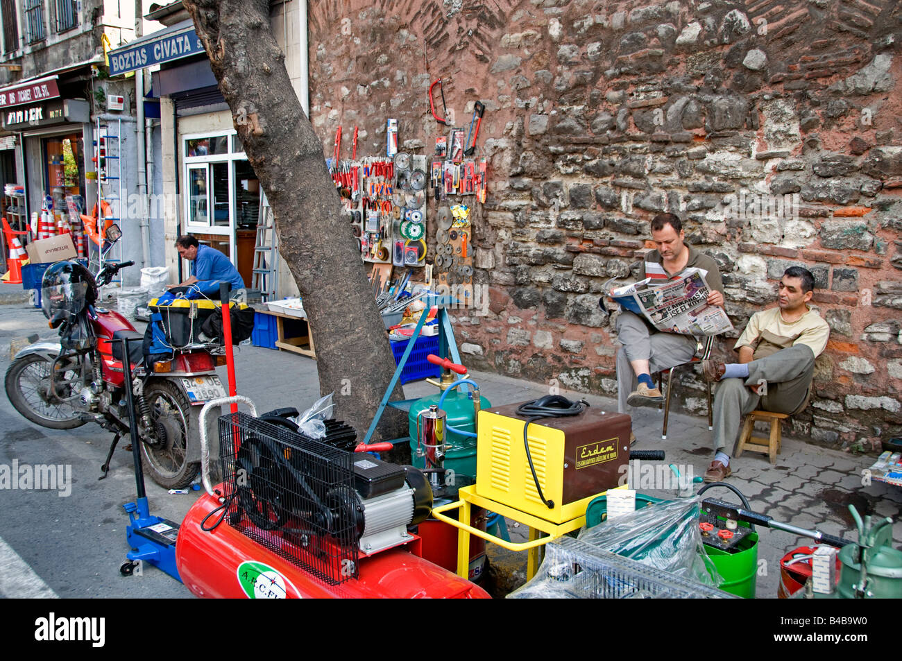 Evren Cad Galata tower bridge waterfront metal industry iron trade ...