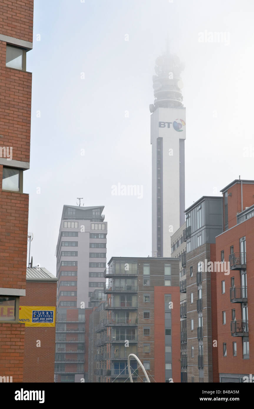 Birmingham skyline mist hi-res stock photography and images - Alamy