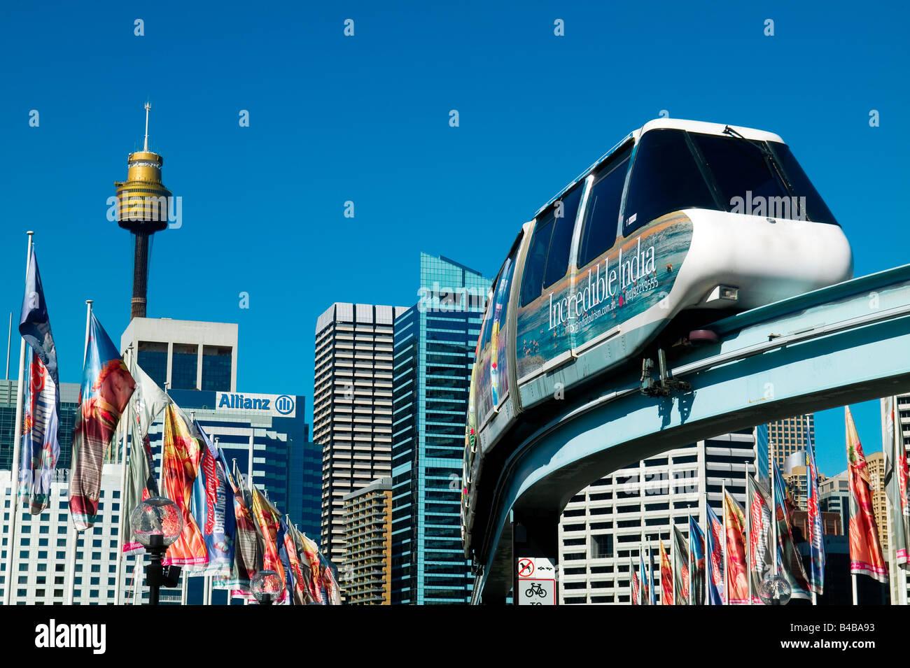 MONORAIL DARLING HARBOUR SYDNEY AUSTRALIA Stock Photo - Alamy