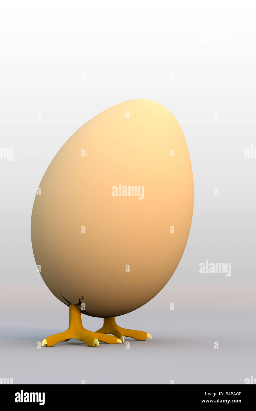 Walking easter egg Stock Photo - Alamy