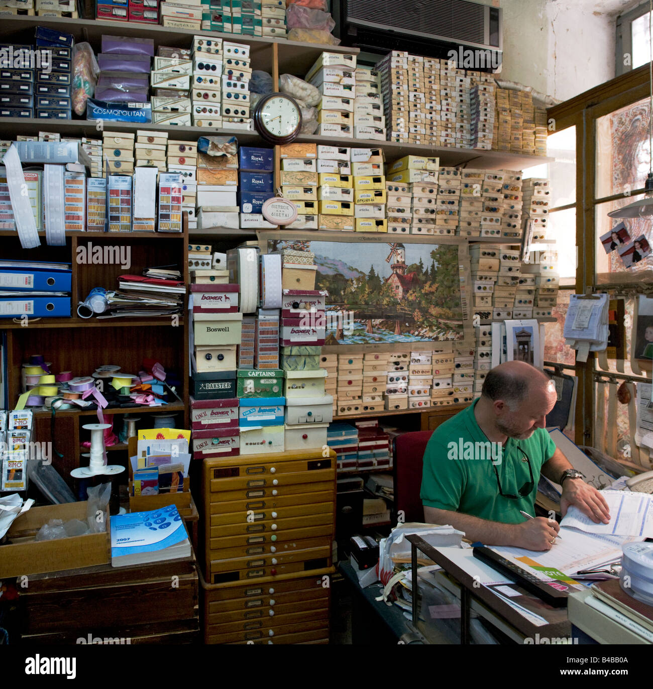 Old haberdashers sewing shop in hi-res stock photography and images - Alamy