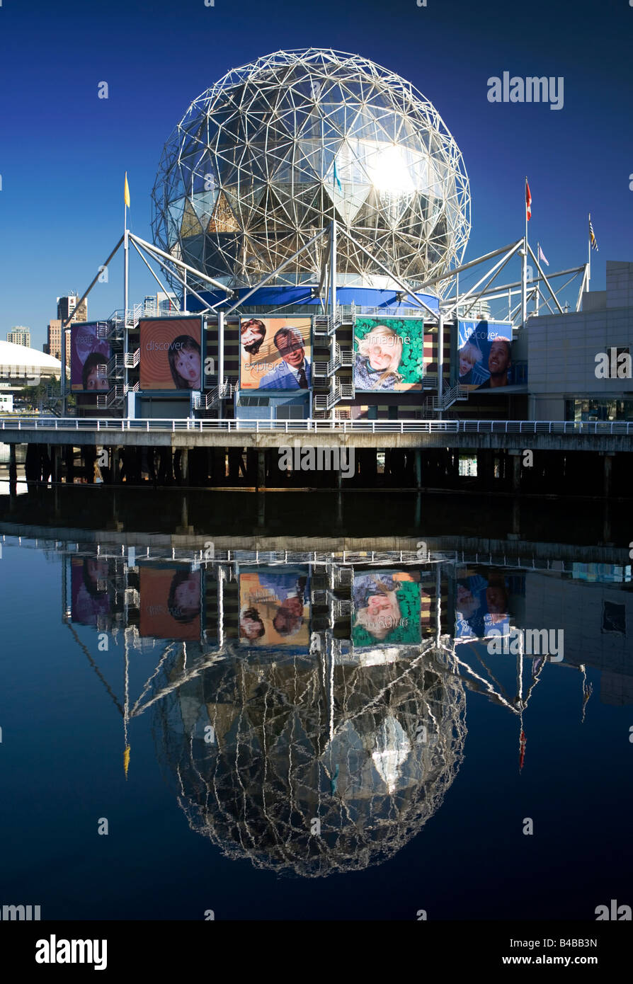 Telus World of Science Building and BC Place Stadium in Vancouver ...