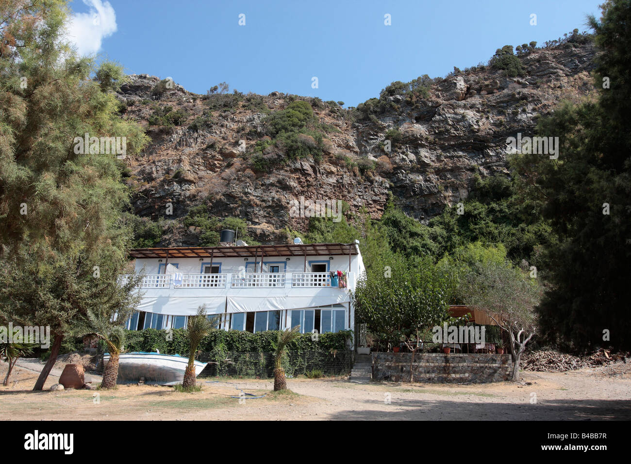 Taverna in Crete Stock Photo - Alamy