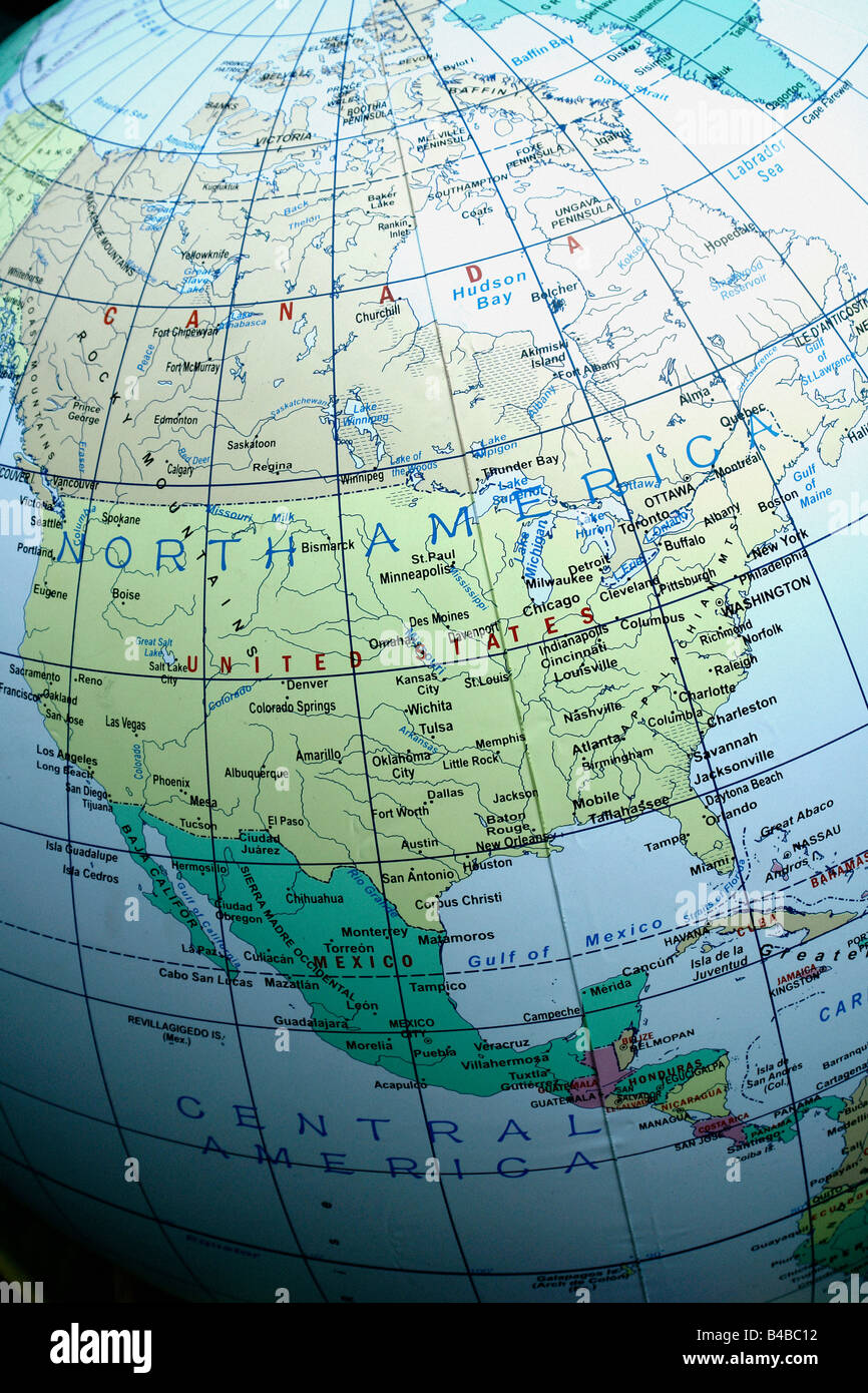 Still Life of a Map of the United States of America USA Copy Space ...