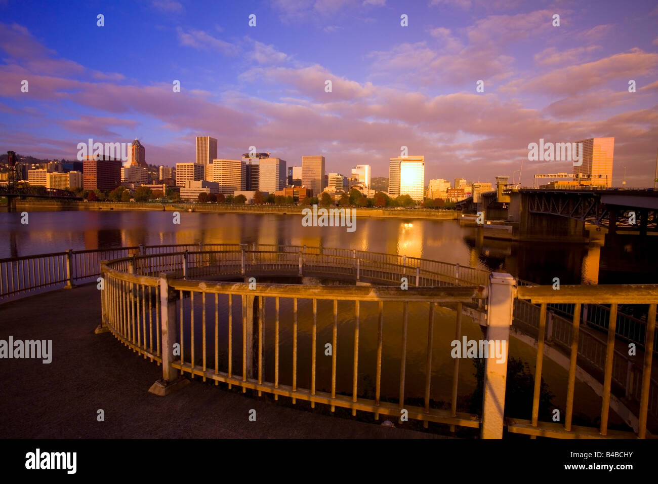 Sunrise, Portland, Oregon, USA Stock Photo - Alamy