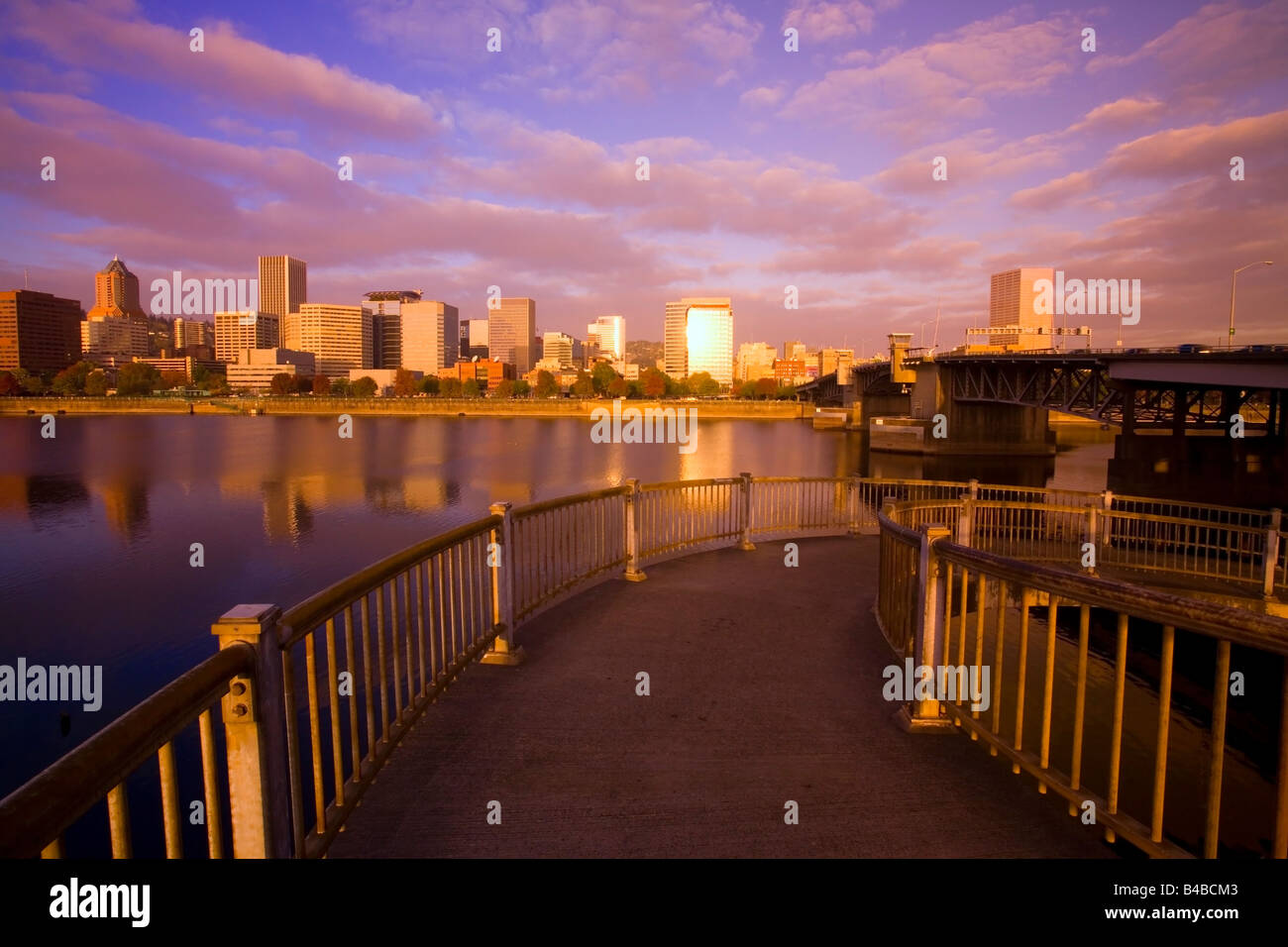 Sunrise, Portland, Oregon, USA Stock Photo - Alamy