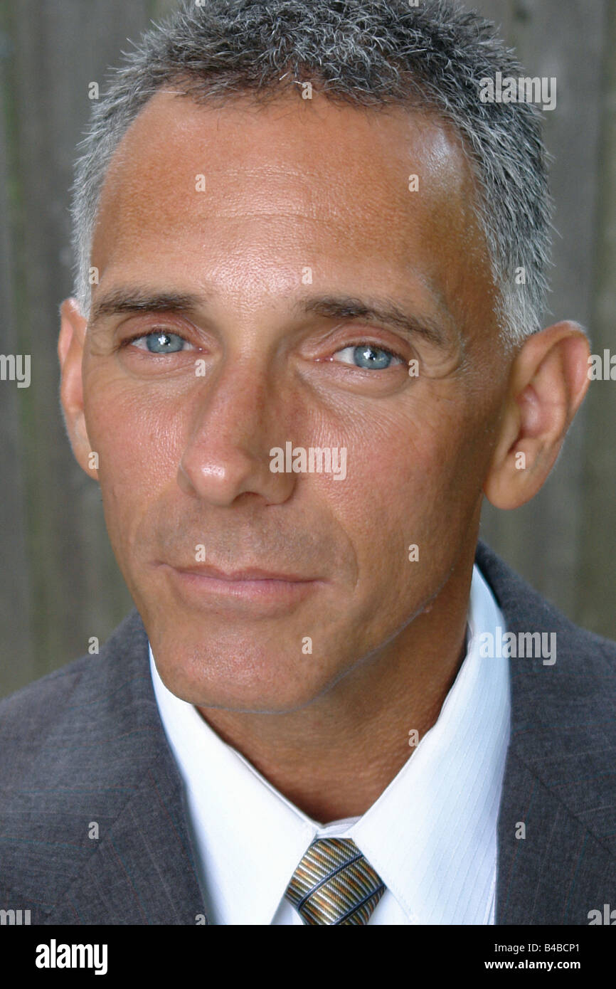 Casual Outdoor Portrait of a Baby Boomer Aged Businessman Wearing a ...