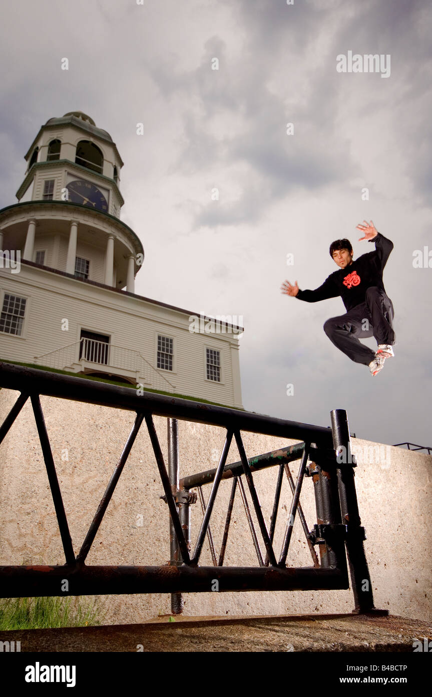 The sport of jumping Stock Photo - Alamy