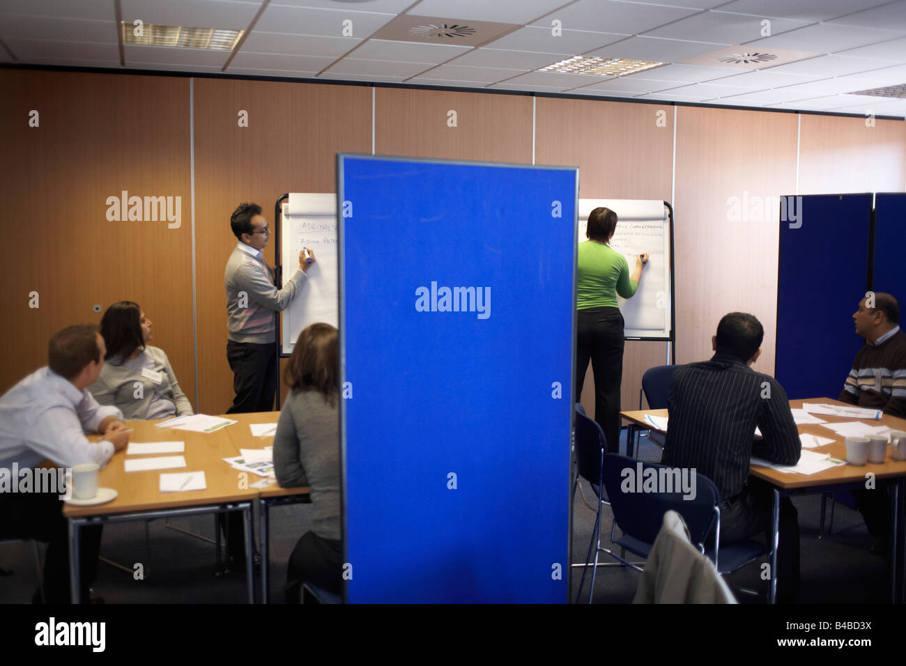 Role play and positive thinking at a corporate counselling workshop ...