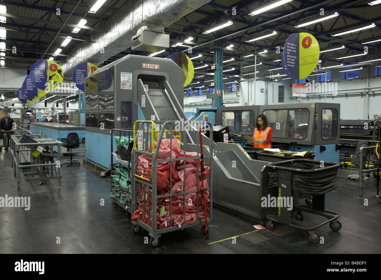 The Royal Mail's Siemens’ Integrated Mail Processor (SIMP) handling ...