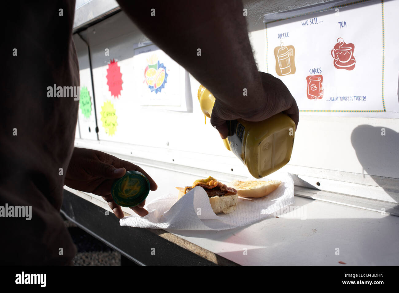 Lorry driver rest in cafe hi-res stock photography and images - Alamy