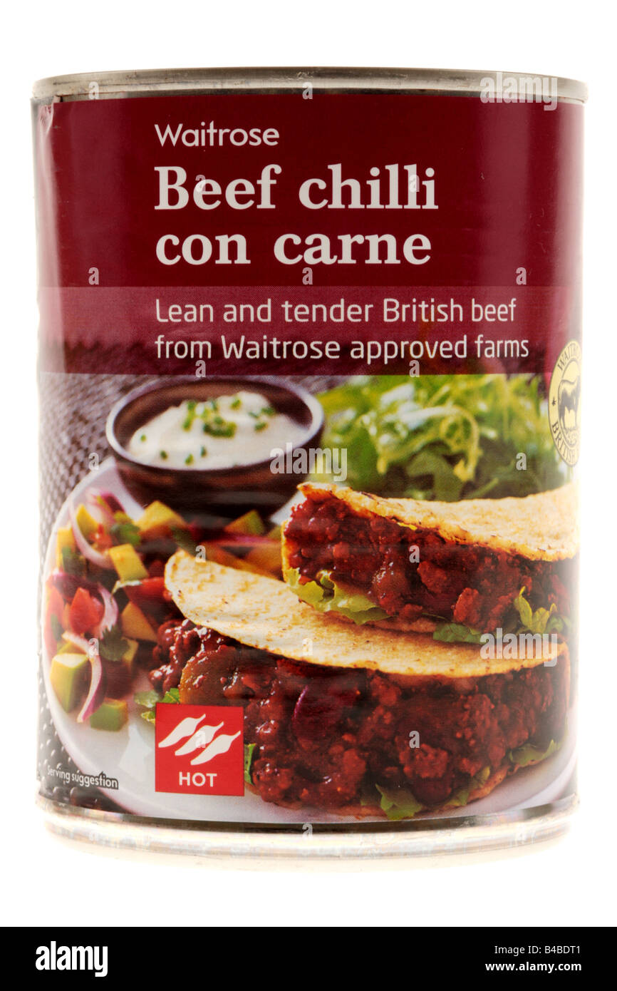 Beef Chilli Con Carne Stock Photo - Alamy