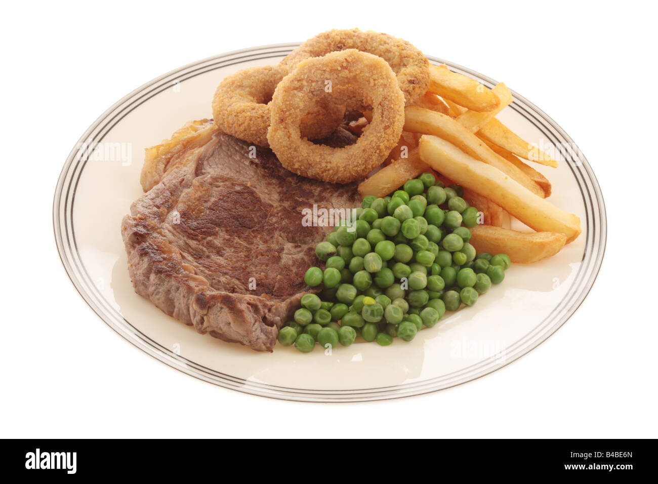 Grilled onion rings Cut Out Stock Images & Pictures - Alamy