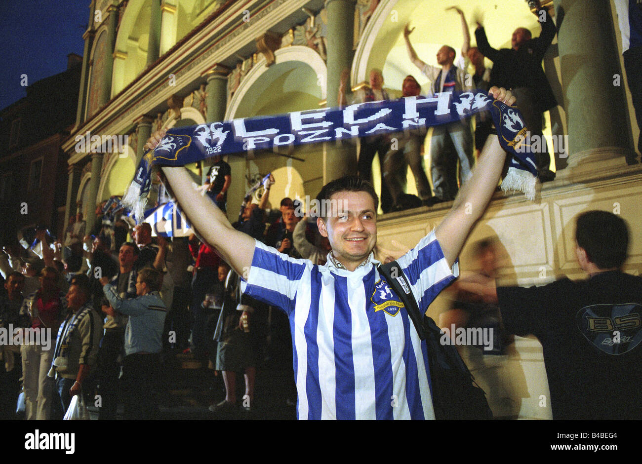 Lech poznan football club fan hi-res stock photography and images - Alamy