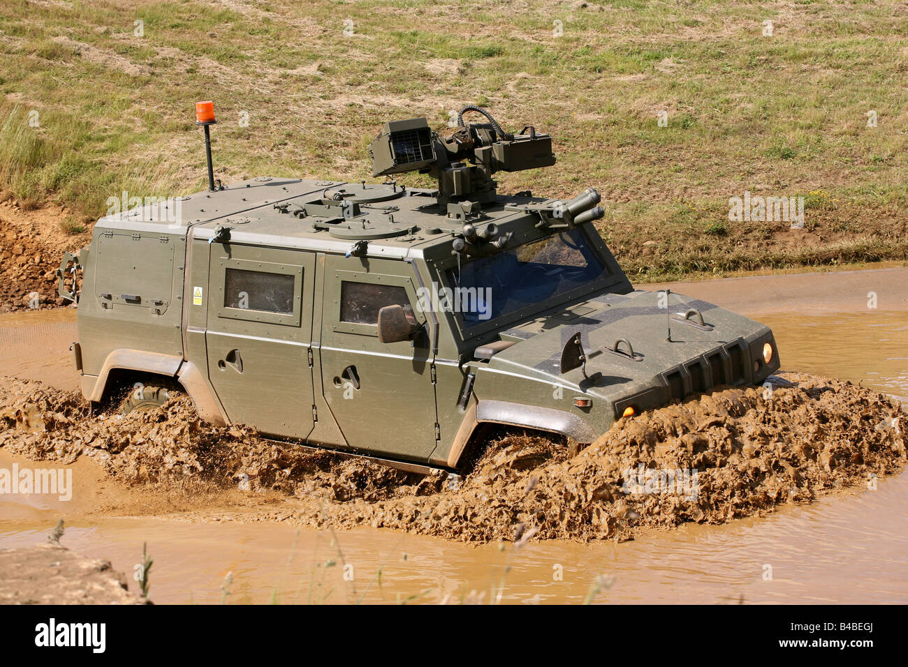 Panther armoured vehicle in action Stock Photo - Alamy