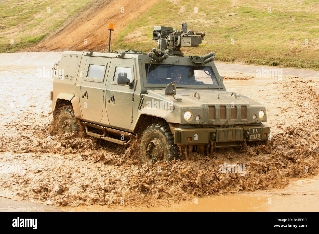 Panther armoured vehicle in action Stock Photo - Alamy