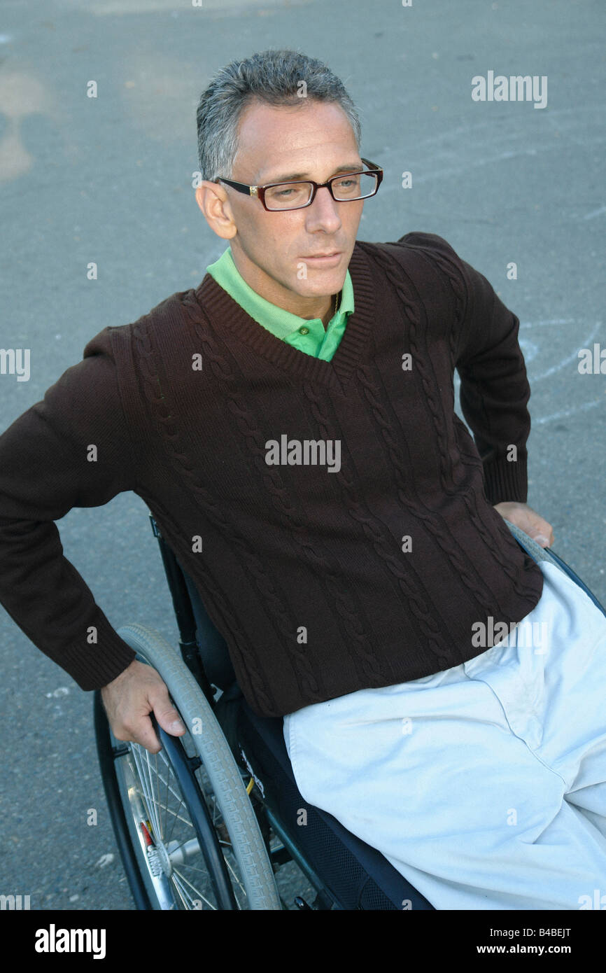 Outdoor Environmental Portrait of a Baby Boomer Aged Man Moving in a ...