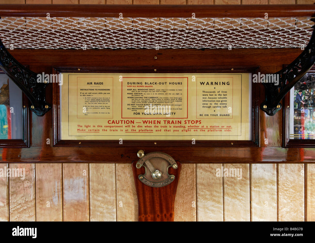 Railway carriage sign hi-res stock photography and images - Alamy