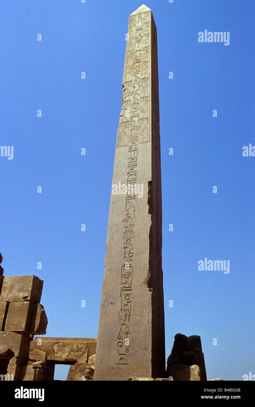 A beautiful obelisk in Luxor, Egypt Stock Photo - Alamy