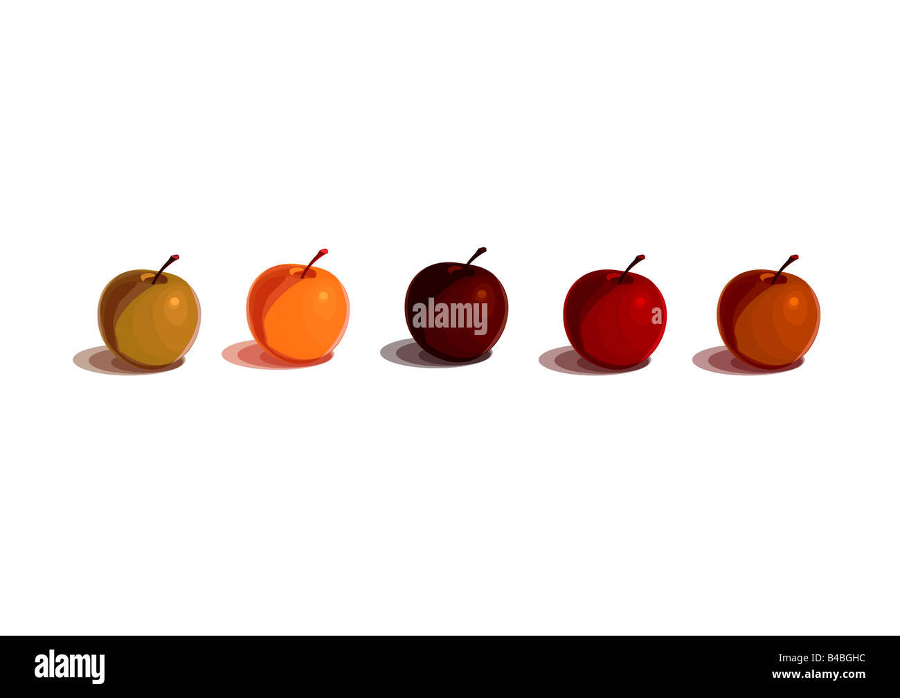 Multi colored apples hi-res stock photography and images - Alamy