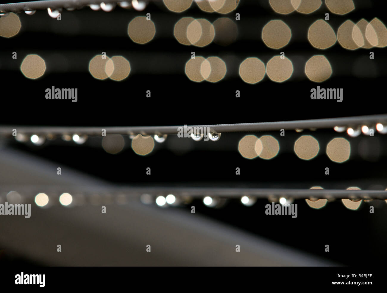 Refracted light through rain drops Stock Photo - Alamy