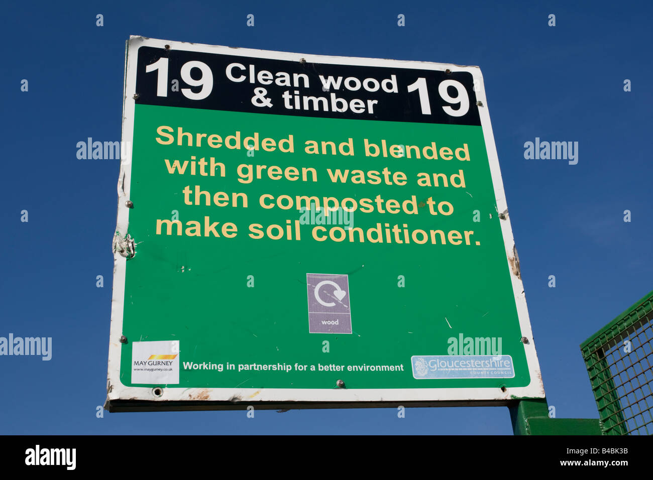 Domestic waste sign hi-res stock photography and images - Alamy