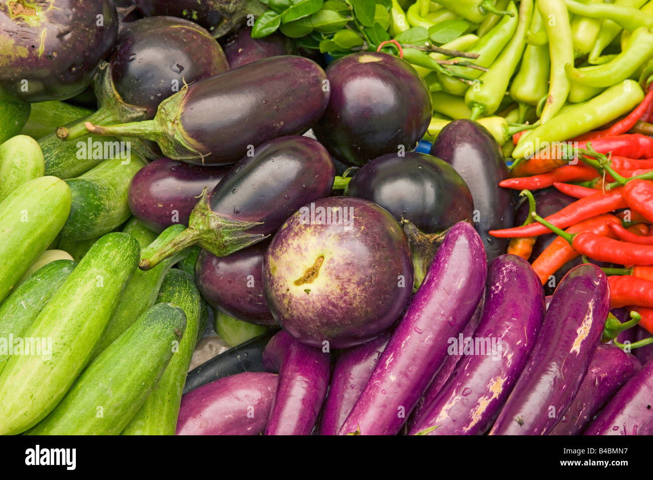 Vegetables market malaysia hi-res stock photography and images - Alamy