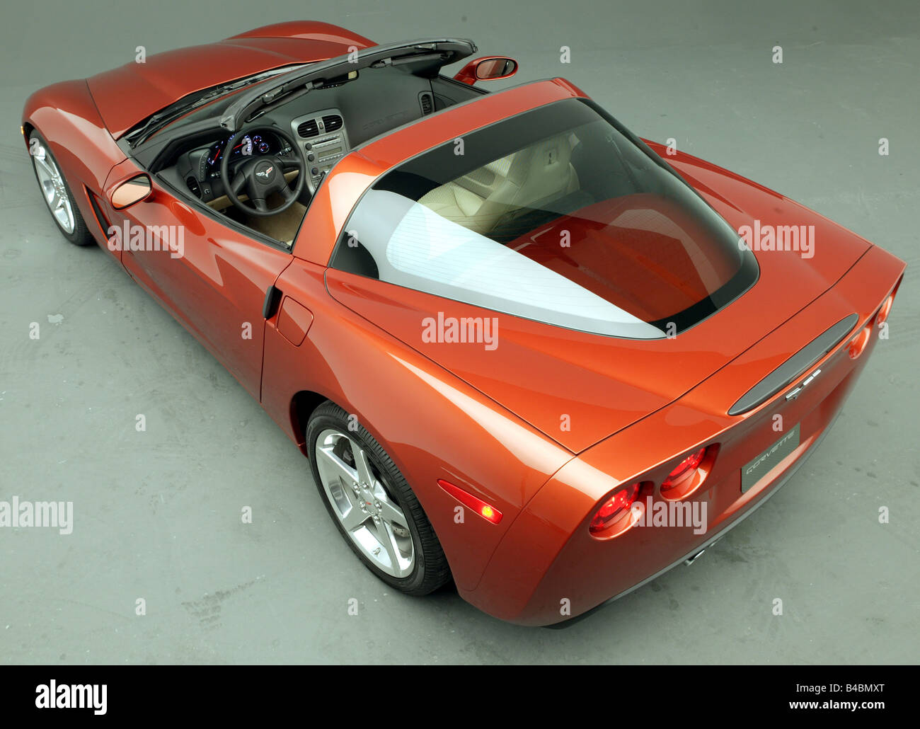 Car, GM Chevrolet Corvette C6, roadster, Convertible, red, model year ...