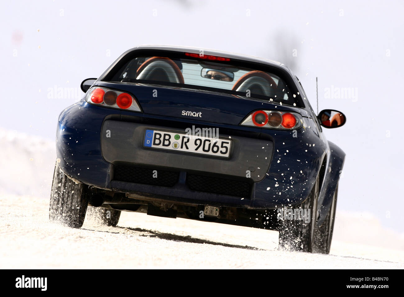 Car, Mercedes Smart Roadster, Convertible, model year 2002-, black ...