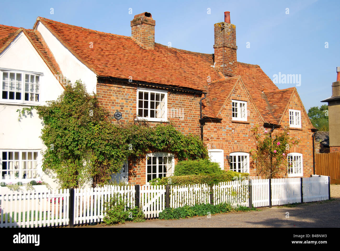 Period cottages, Little Missenden, Buckinghamshire, England, United ...