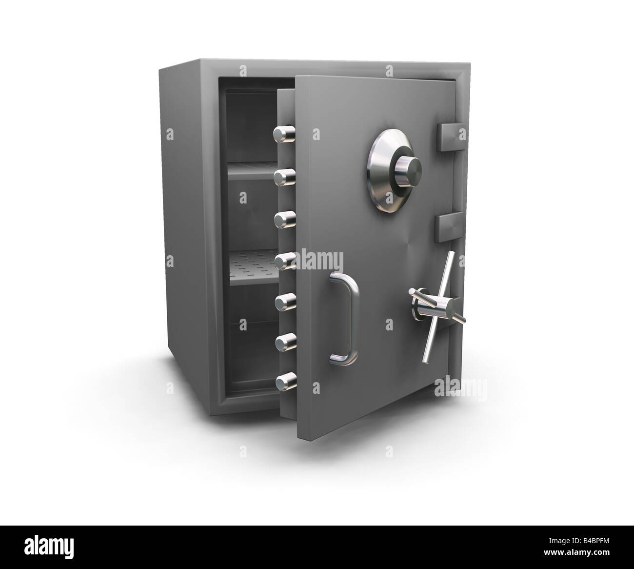 3D render of a bank safe Stock Photo - Alamy