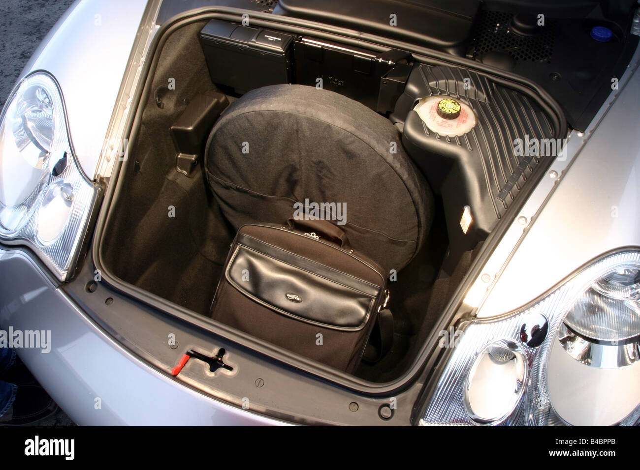 Car, Porsche 911, 40 years, model year 2003-, silver/anthracite ...