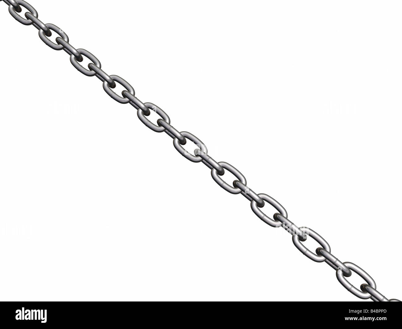3D render of a chain Stock Photo - Alamy