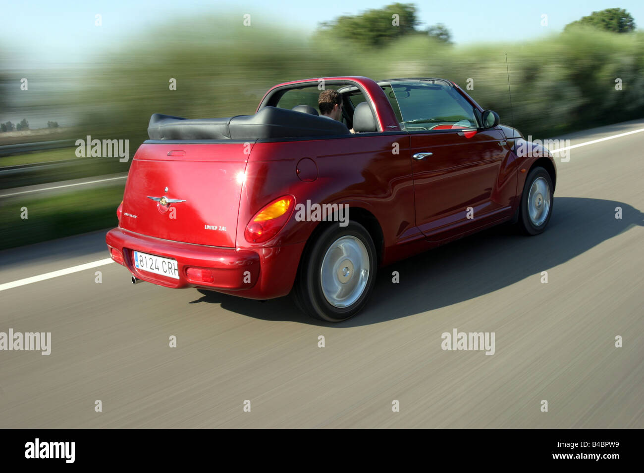 Car, Chrysler PT Cruiser Convertible Limeted 2.4L, 150 PS, Cabrio, ruby ...