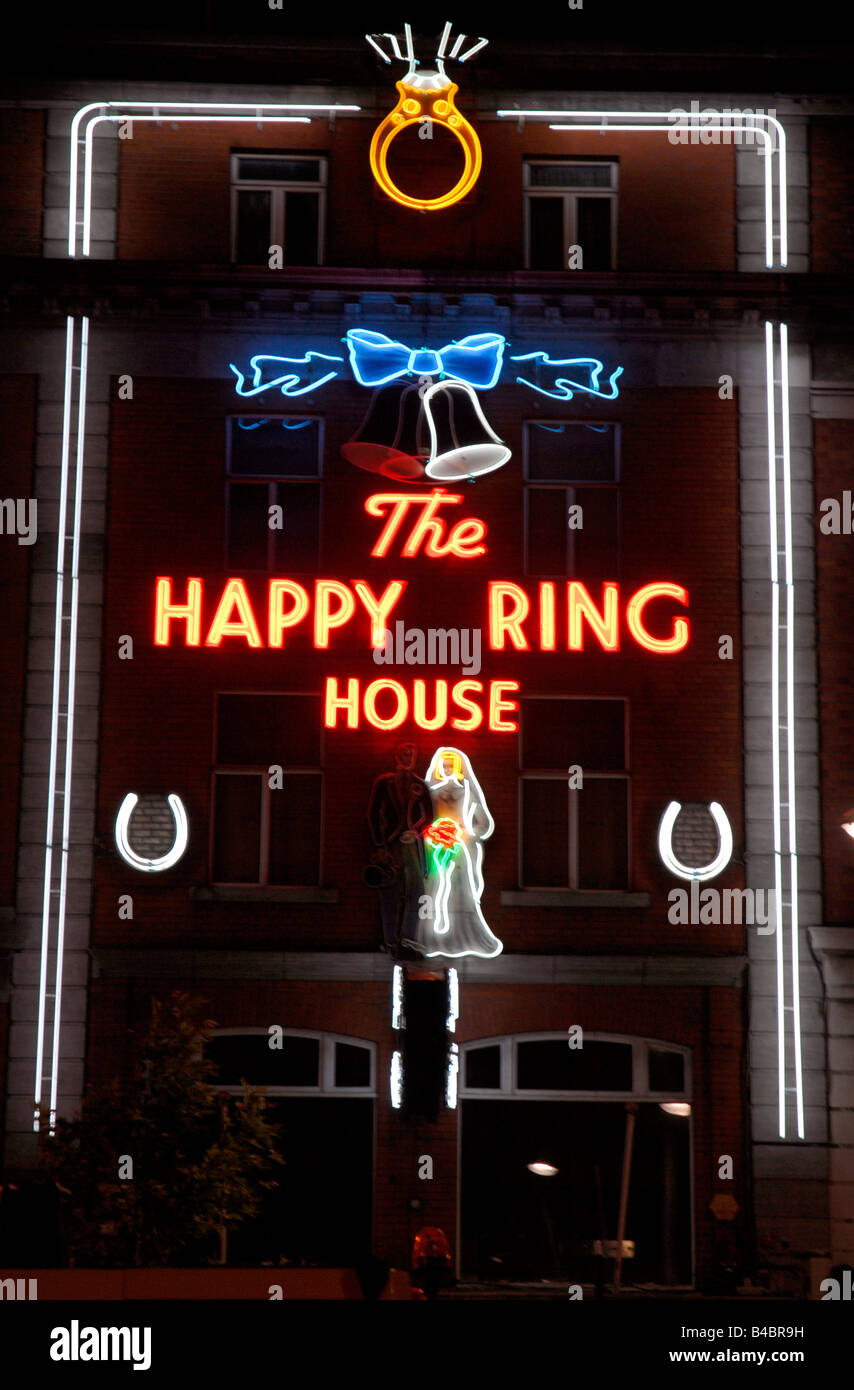 Happy ring house dublin neon hi-res stock photography and images - Alamy
