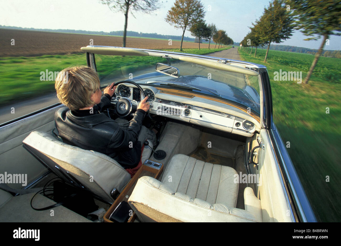 Car, Convertible, open top, Vintage approx., FGFH, driving, Interior ...