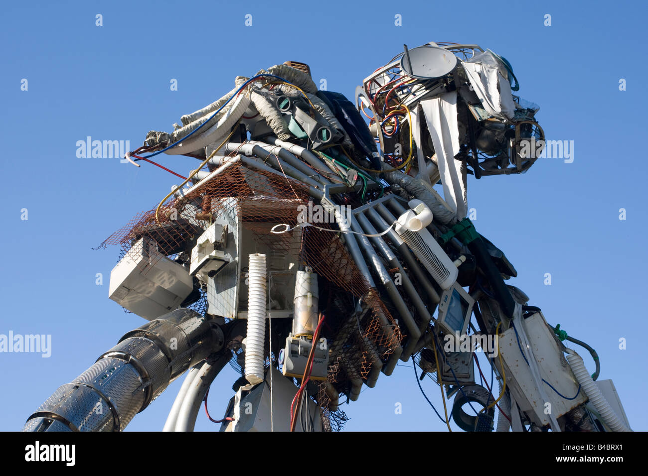 WEEE waste man Eden Project Bodelva St Austell Cornwall UK Stock Photo ...