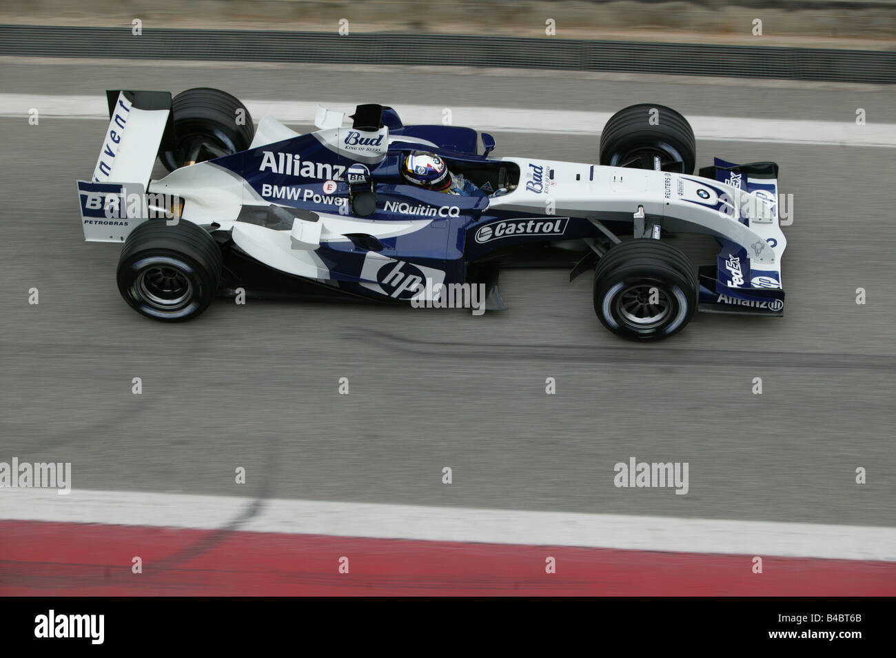engine sport, Marc Gene in Williams BMW during training, Formel 1 ...