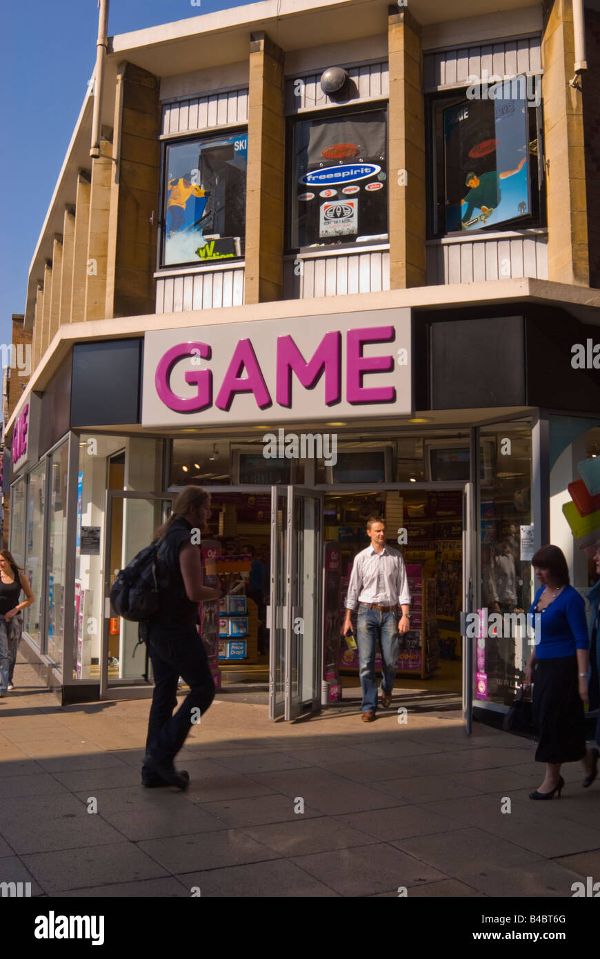 Game computer games shop in Norwich,Norfolk,Uk Stock Photo - Alamy