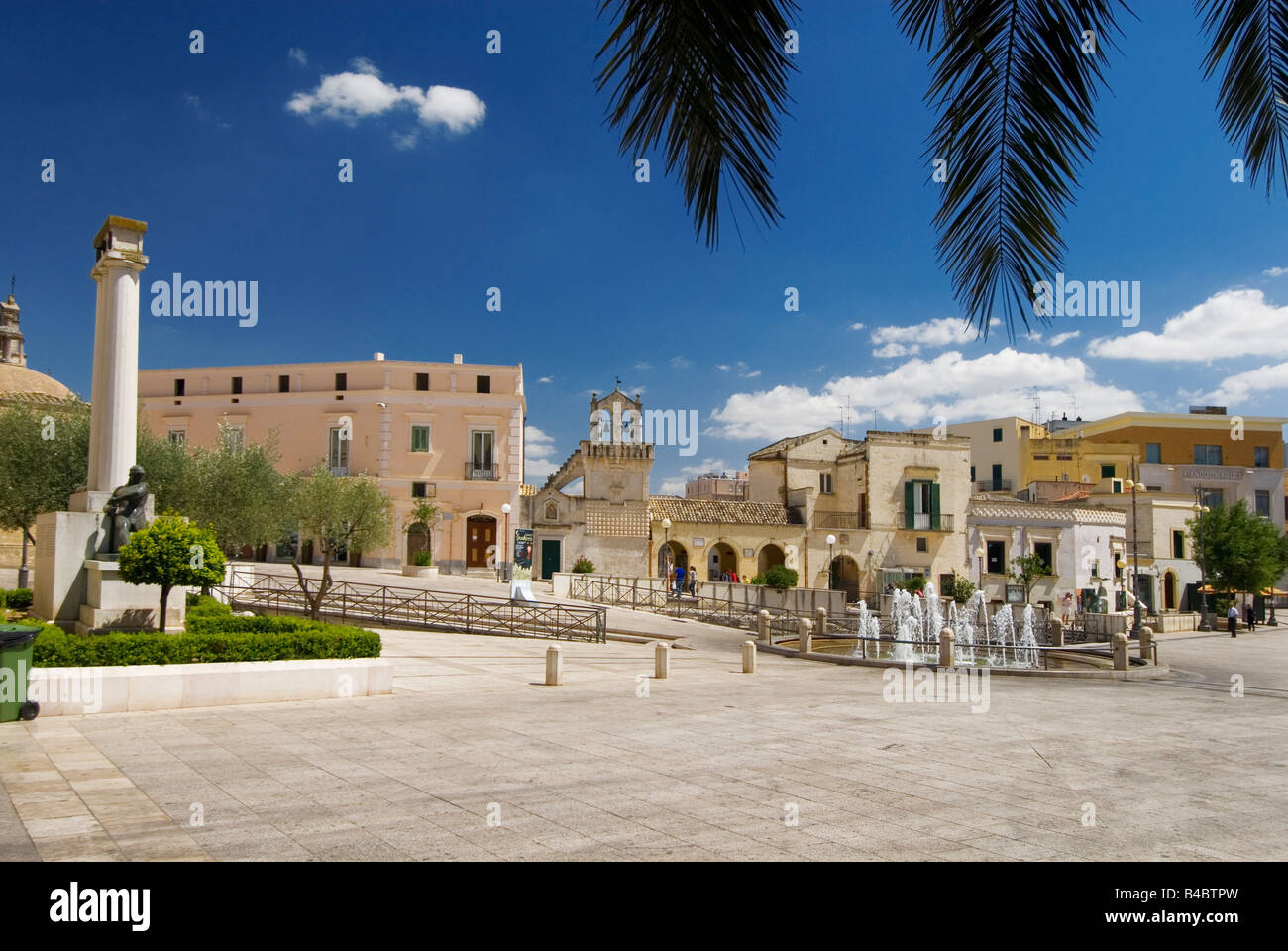 Piazza Matera Basilicata in southern Italy Stock Photo - Alamy