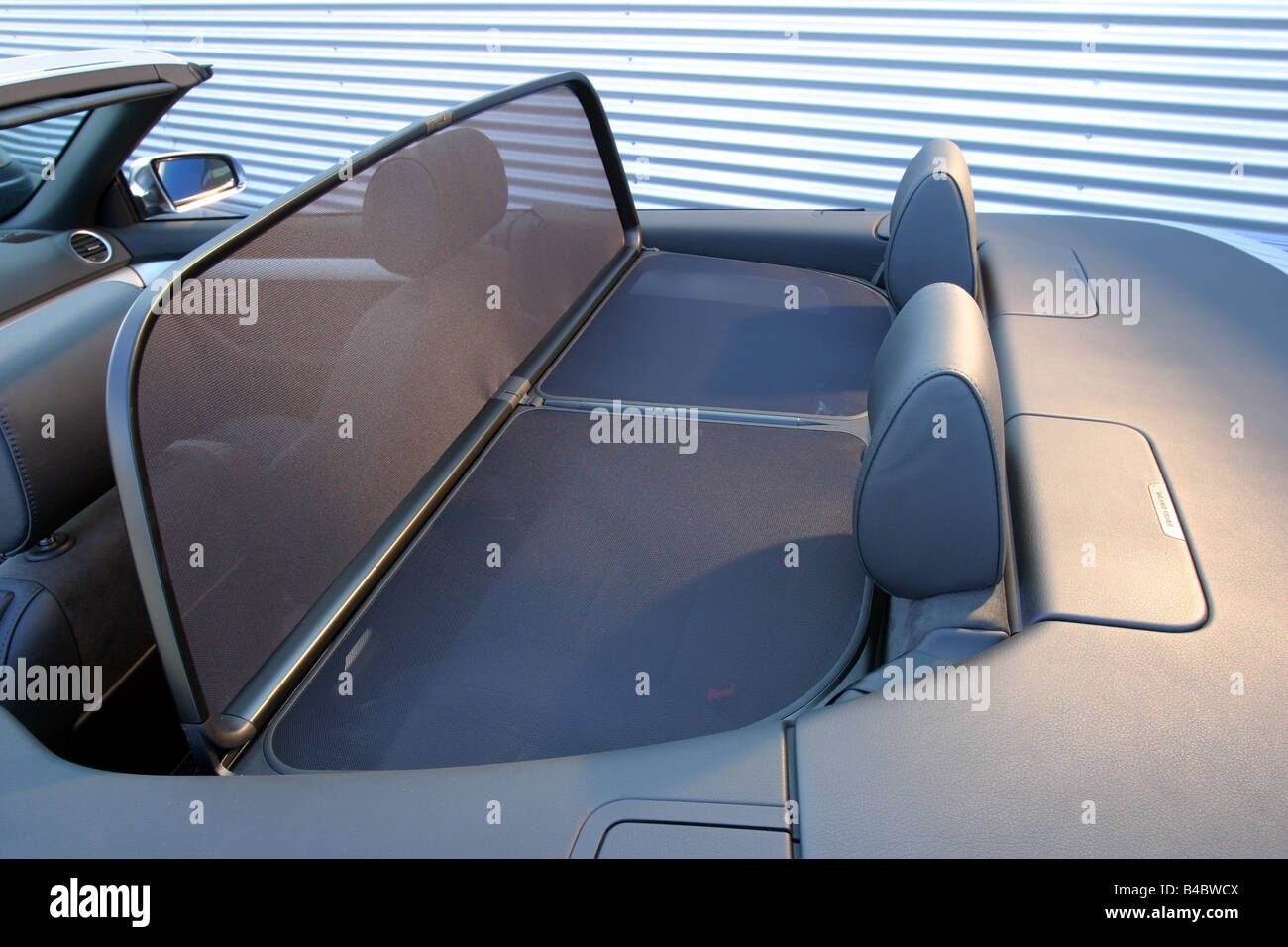 Car, Audi S4 Convertible, model year 2003-, blue, open top, Detailed ...