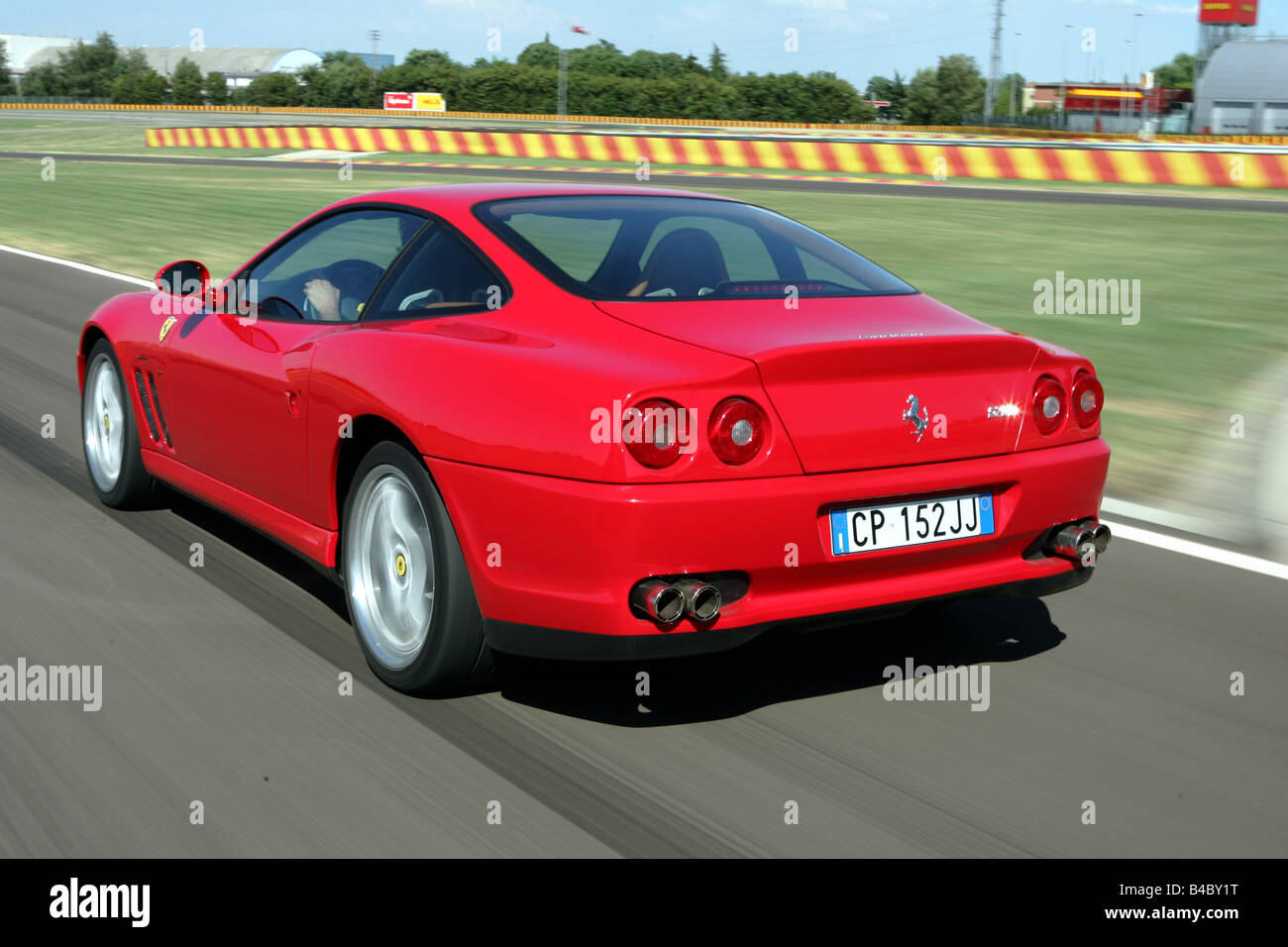 Car, Ferrari 575 GTC, model year 2004-, roadster, coupe/Coupe, red ...