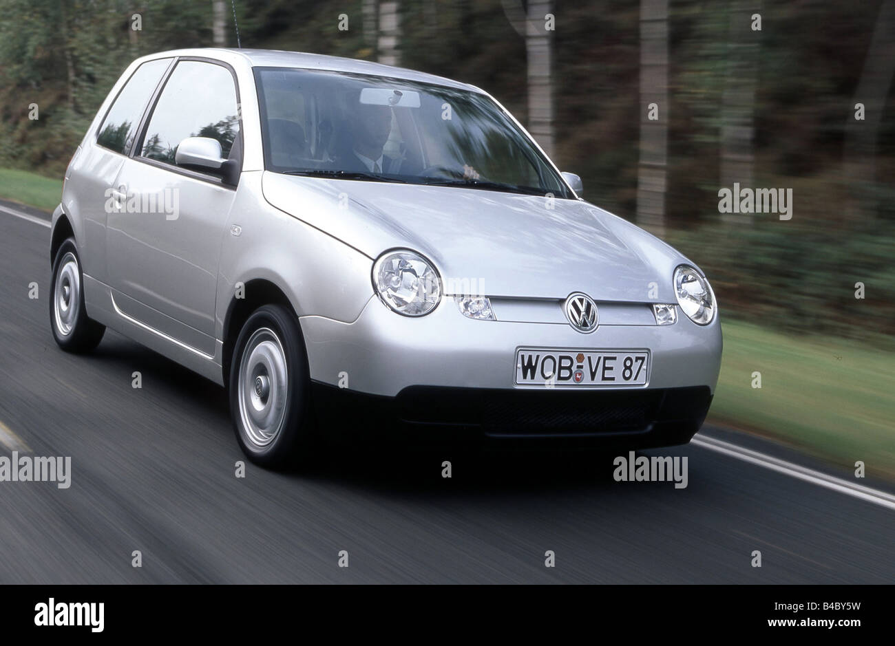 Car, VW Volkswagen Lupo, 3-liter approx., model year 2004, silver ...