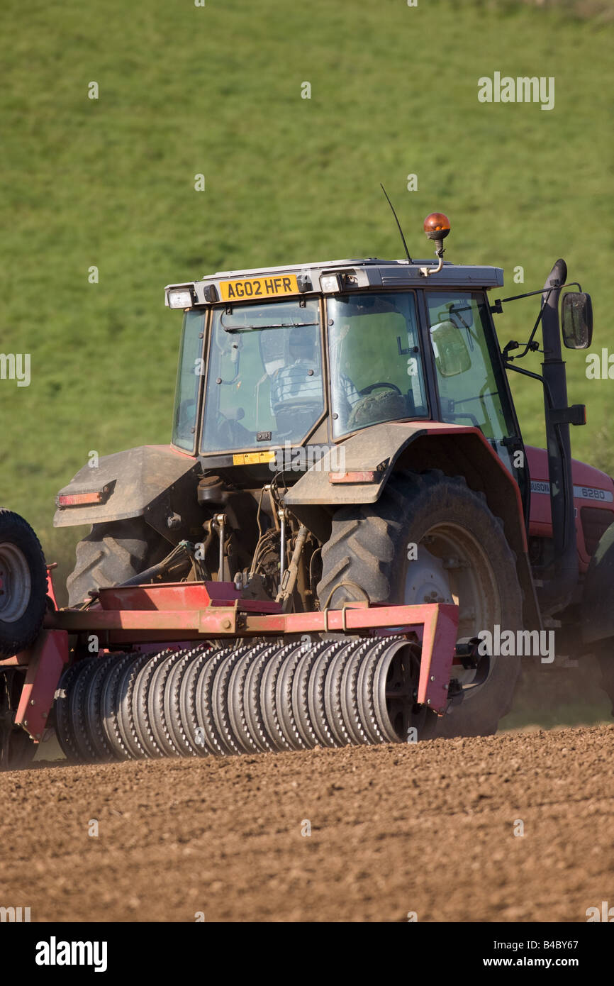 Tractor rolling hi-res stock photography and images - Alamy