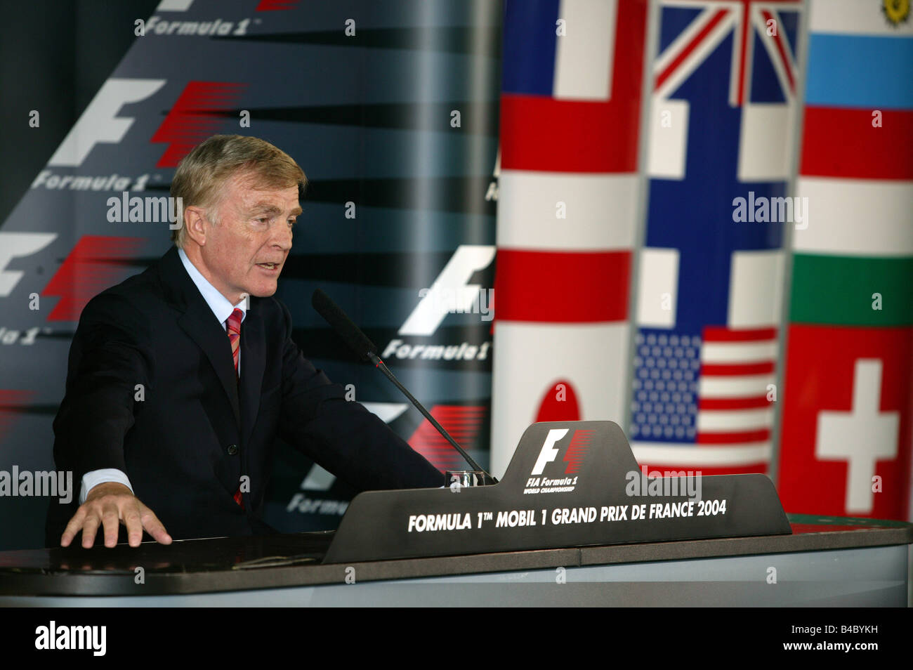engine sport, FIA president Max Mosley, Formel 1, Portrait Stock Photo ...