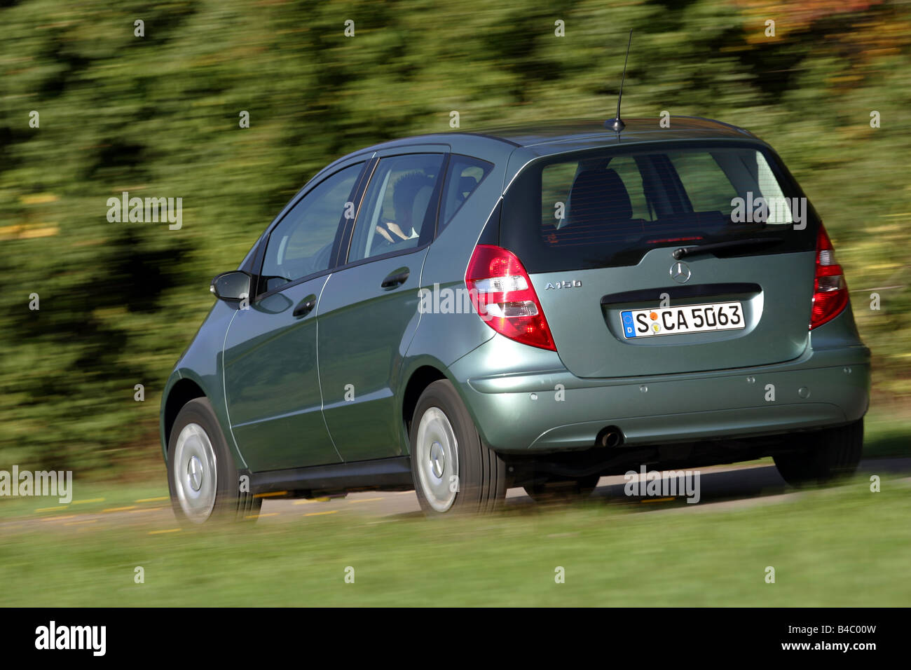 Car, Mercedes A150, model year 2004-, Lower middle-sized class, driving ...