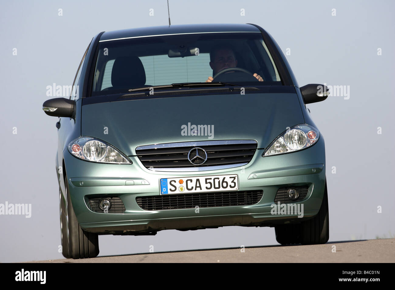 Car, Mercedes A150, model year 2004-, Lower middle-sized class, driving ...